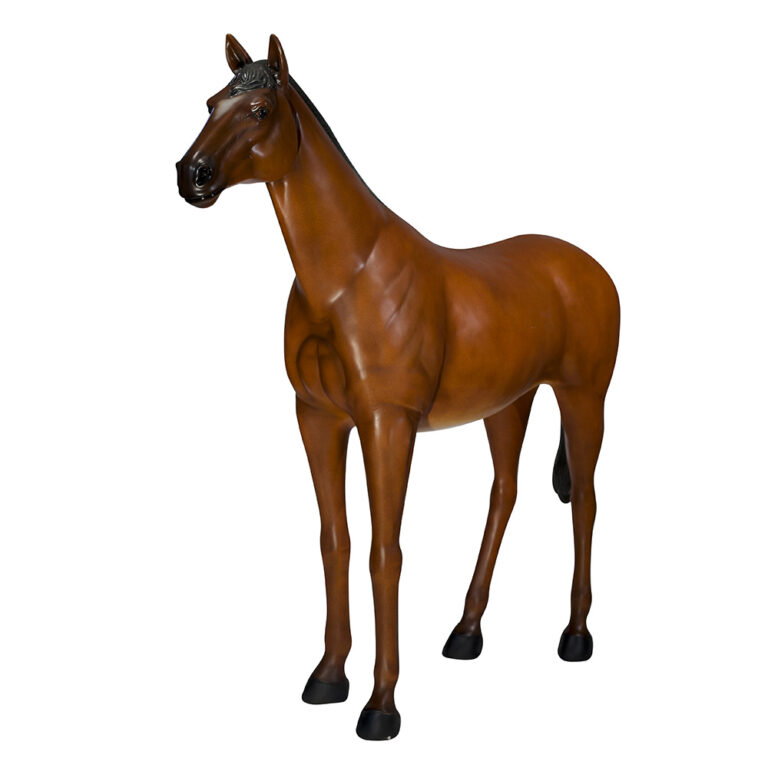 Life-size Standing Horse - Event Décor And Prop Rental