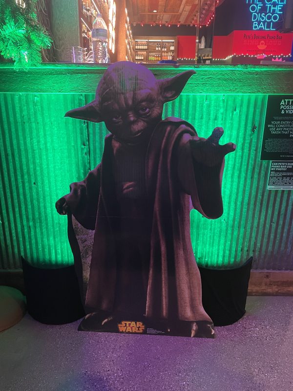 Yoda Cardboard Standee – Event Décor And Prop Rental